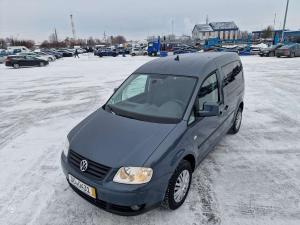 Pelēks Volkswagen Caddy 2010 Marijampole, ar dzinēja tilpumu 1.90 L un nobraukumu 261 tūkst. km par 5100 €, foto  vietnē AUTOMOTO.COM.LV