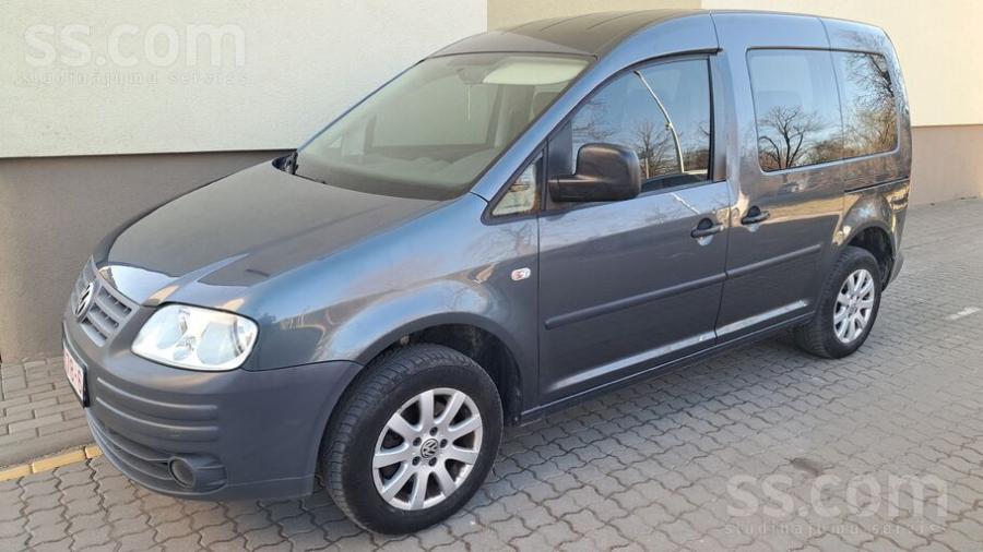 Pelēks Volkswagen Caddy 2010 Ogre, ar dzinēja tilpumu 1.90 L un nobraukumu 316 tūkst. km par 4650 €, foto 6 vietnē AUTOMOTO.COM.LV