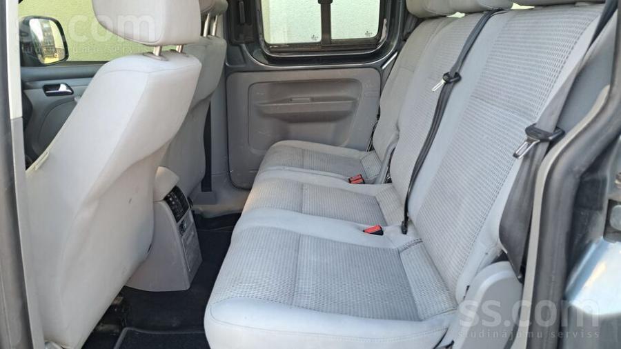 Pelēks Volkswagen Caddy 2010 Ogre, ar dzinēja tilpumu 1.90 L un nobraukumu 316 tūkst. km par 4650 €, foto 15 vietnē AUTOMOTO.COM.LV