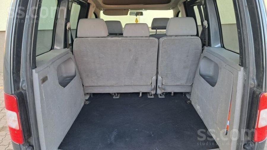Pelēks Volkswagen Caddy 2010 Ogre, ar dzinēja tilpumu 1.90 L un nobraukumu 316 tūkst. km par 4650 €, foto 20 vietnē AUTOMOTO.COM.LV