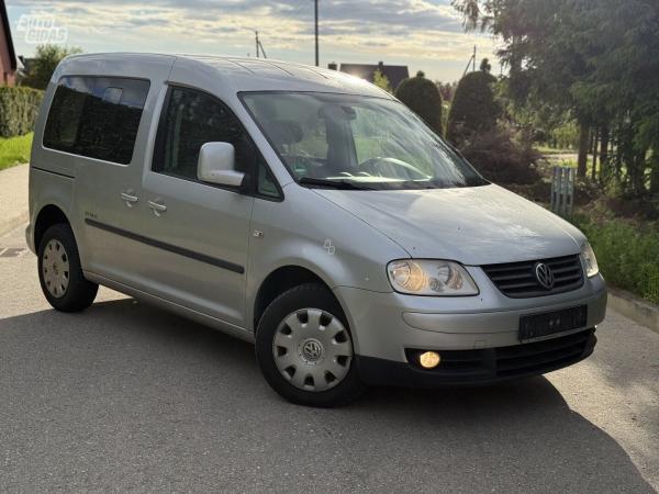 Grey Volkswagen Caddy 2010 in Vilnius, with an engine capacity of 1.90 L and mileage of 236 thousand km for 4500 €, photo 2 on AUTOMOTO.COM.LV