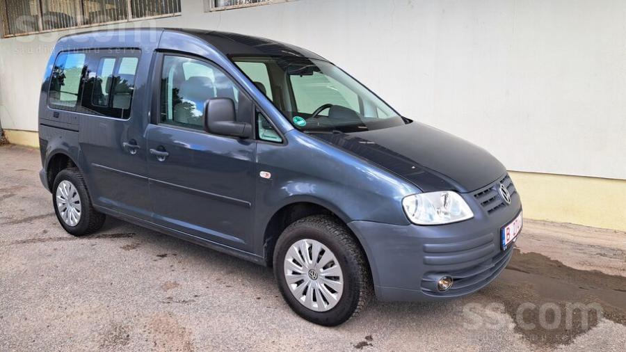 Pelēks Volkswagen Caddy 2010 Ogre, ar dzinēja tilpumu 1.90 L un nobraukumu 331 tūkst. km par 4550 €, foto 1 vietnē AUTOMOTO.COM.LV