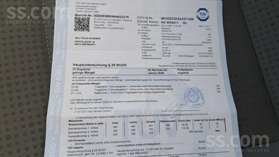 Pelēks Volkswagen Caddy 2010 Ogre, ar dzinēja tilpumu 1.90 L un nobraukumu 331 tūkst. km par 4550 €, foto 25 vietnē AUTOMOTO.COM.LV