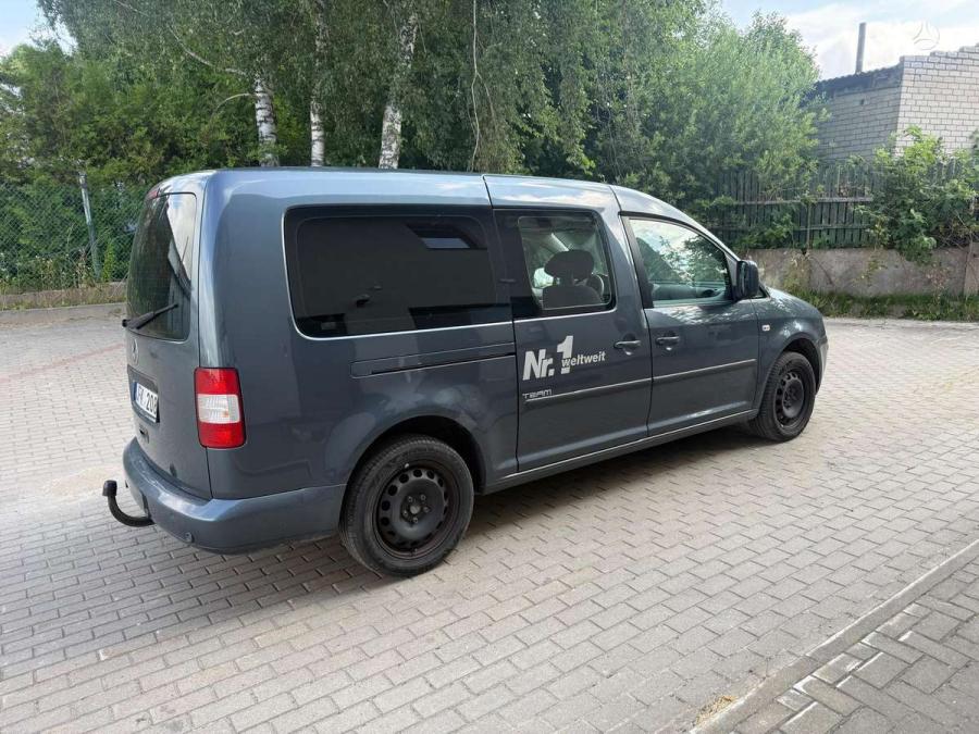 Pelēks Volkswagen Caddy 2010 Utena, ar dzinēja tilpumu 1.90 L un nobraukumu 515 tūkst. km par 4300 €, foto 6 vietnē AUTOMOTO.COM.LV