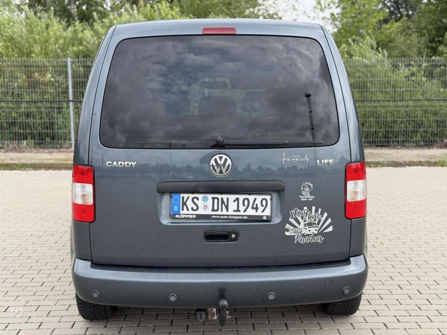 Grey Volkswagen Caddy 2010 in Marijampole, with an engine capacity of 1.40 L and mileage of 264 thousand km for 3350 €, photo 6 on AUTOMOTO.COM.LV