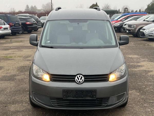 Grey Volkswagen Caddy 2011 in Kedainiai, with an engine capacity of 1.20 L and mileage of 254 thousand km for 3999 €, photo 7 on AUTOMOTO.COM.LV