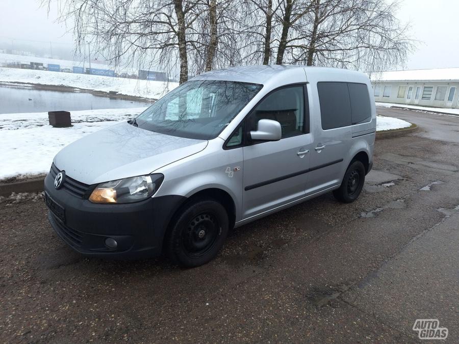 Grey Volkswagen Caddy 2011 in Vilnius, with an engine capacity of 1.60 L and mileage of 248 thousand km for 6150 €, photo 1 on AUTOMOTO.COM.LV