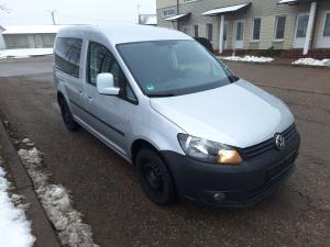 Grey Volkswagen Caddy 2011 in Vilnius, with an engine capacity of 1.60 L and mileage of 248 thousand km for 6150 €, photo 2 on AUTOMOTO.COM.LV