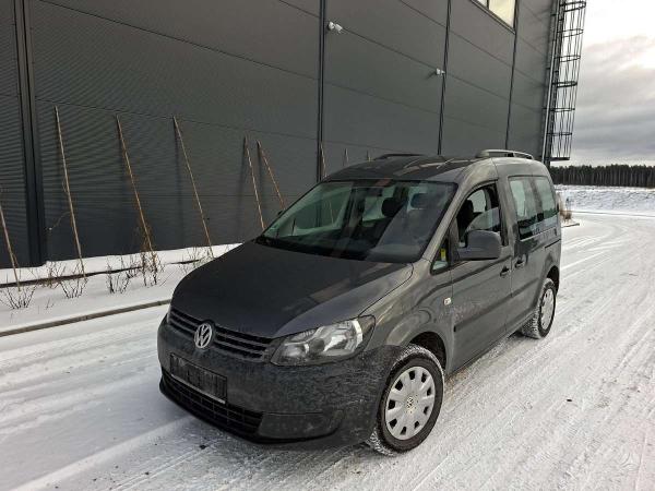 Grey Volkswagen Caddy 2011 in Vilnius, with an engine capacity of 1.60 L and mileage of 270 thousand km for 5850 €, photo 2 on AUTOMOTO.COM.LV