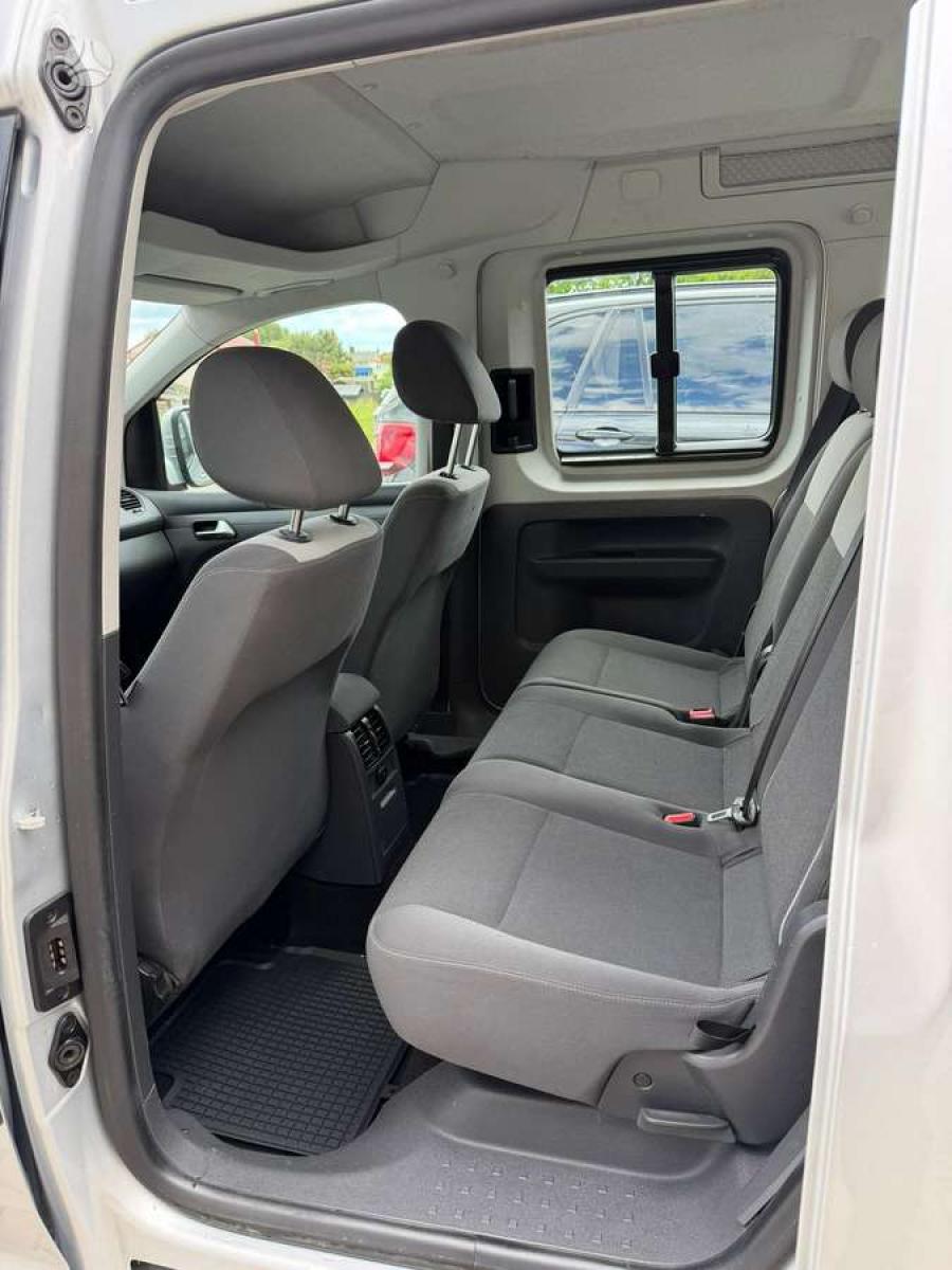 Pelēks Volkswagen Caddy 2011 Marijampole, ar dzinēja tilpumu 1.60 L un nobraukumu 318 tūkst. km par 5300 €, foto 18 vietnē AUTOMOTO.COM.LV
