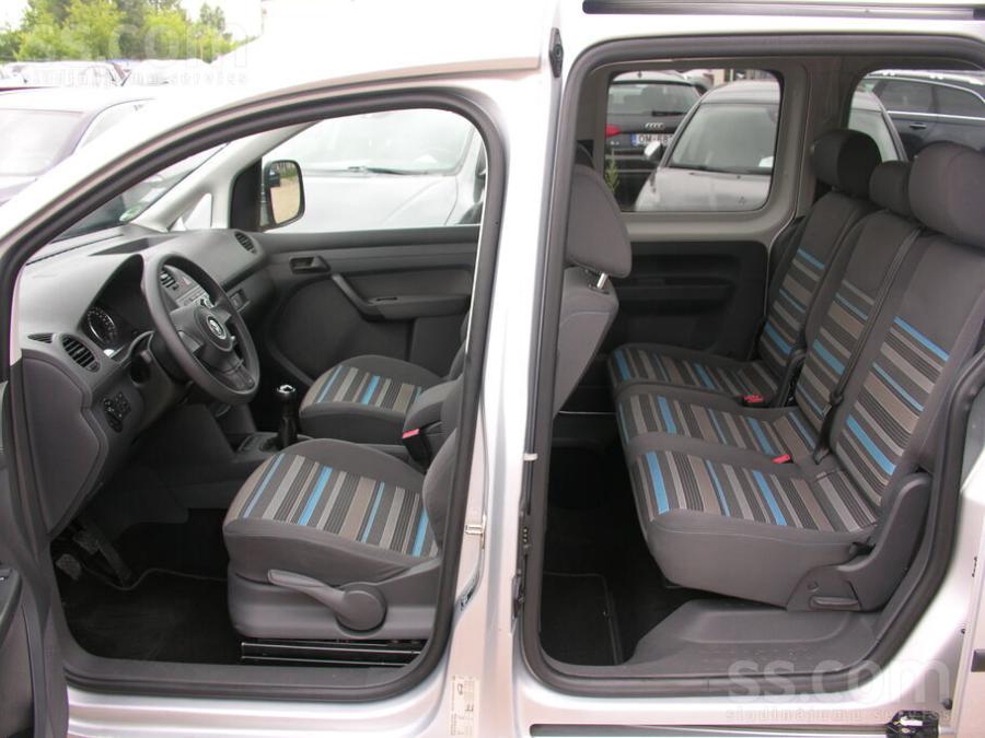 Pelēks Volkswagen Caddy 2011 Rīga, ar dzinēja tilpumu 1.60 L un nobraukumu 0 tūkst. km par 6950 €, foto 12 vietnē AUTOMOTO.COM.LV