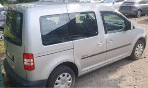 Grey Volkswagen Caddy 2011 in Riga, with an engine capacity of 1.60 L and mileage of 244 thousand km for 4200 €, photo 4 on AUTOMOTO.COM.LV