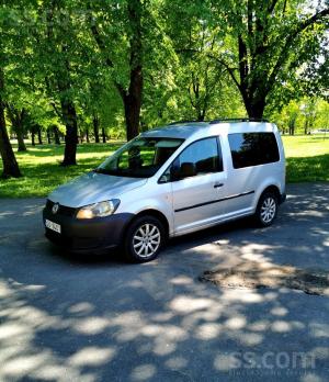 Grey Volkswagen Caddy 2011 in Riga, with an engine capacity of 1.60 L and mileage of 318 thousand km for 4000 €, photo  on AUTOMOTO.COM.LV