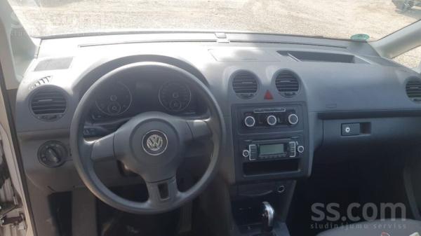 Grey Volkswagen Caddy 2011 in Riga, with an engine capacity of 1.60 L and mileage of 244 thousand km for 3600 €, photo 5 on AUTOMOTO.COM.LV