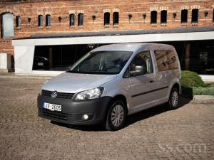 Grey Volkswagen Caddy 2011 in Liepaja, with an engine capacity of 1.60 L and mileage of 392 thousand km for 4000 €, photo 4 on AUTOMOTO.COM.LV