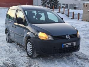 Pelēks Volkswagen Caddy 2012 Viļņa, ar dzinēja tilpumu 1.60 L un nobraukumu 410 tūkst. km par 3950 €, foto  vietnē AUTOMOTO.COM.LV