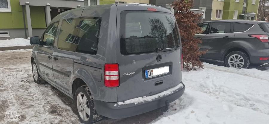 Grey Volkswagen Caddy 2012 in Vilnius, with an engine capacity of 1.20 L and mileage of 212 thousand km for 4950 €, photo 3 on AUTOMOTO.COM.LV