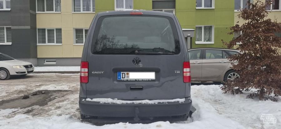 Grey Volkswagen Caddy 2012 in Vilnius, with an engine capacity of 1.20 L and mileage of 212 thousand km for 4950 €, photo 4 on AUTOMOTO.COM.LV