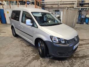 Grey Volkswagen Caddy 2012 in Riga, with an engine capacity of 1.60 L and mileage of 160 thousand km for 6500 €, photo  on AUTOMOTO.COM.LV