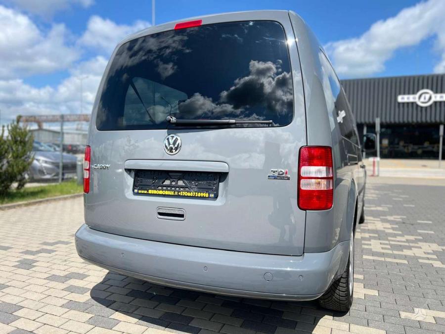 Pelēks Volkswagen Caddy 2013 Palanga, ar dzinēja tilpumu 1.60 L un nobraukumu 268 tūkst. km par 9400 €, foto 5 vietnē AUTOMOTO.COM.LV
