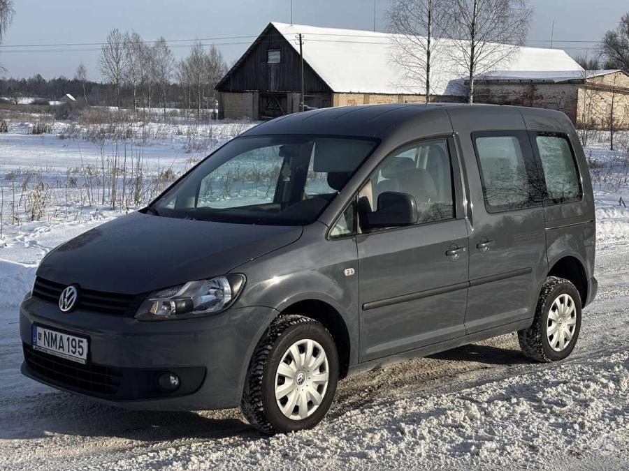 Pelēks Volkswagen Caddy 2013 Utena, ar dzinēja tilpumu 2.00 L un nobraukumu 253 tūkst. km par 7350 €, foto 1 vietnē AUTOMOTO.COM.LV