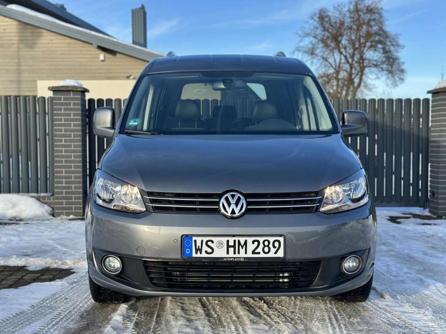 Grey Volkswagen Caddy 2013 in Kedainiai, with an engine capacity of 1.97 L and mileage of 82 thousand km for 14300 €, photo 3 on AUTOMOTO.COM.LV
