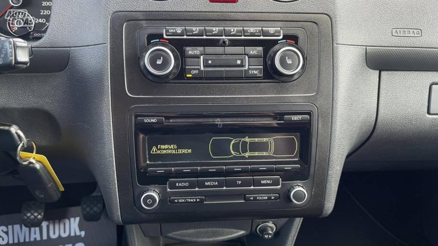 Grey Volkswagen Caddy 2013 in Marijampole, with an engine capacity of 1.60 L and mileage of 261 thousand km for 7690 €, photo 23 on AUTOMOTO.COM.LV