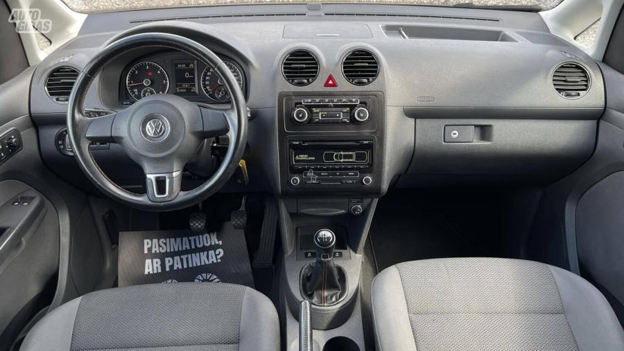 Grey Volkswagen Caddy 2013 in Marijampole, with an engine capacity of 1.60 L and mileage of 261 thousand km for 7690 €, photo 30 on AUTOMOTO.COM.LV
