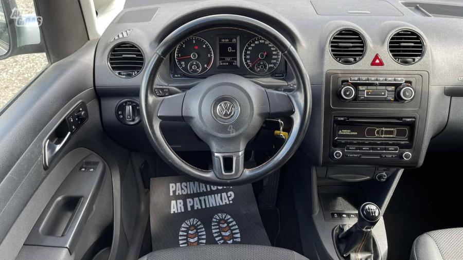 Grey Volkswagen Caddy 2013 in Marijampole, with an engine capacity of 1.60 L and mileage of 261 thousand km for 7690 €, photo 32 on AUTOMOTO.COM.LV