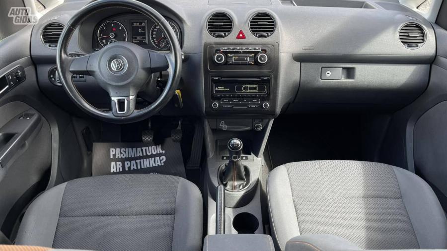 Grey Volkswagen Caddy 2013 in Marijampole, with an engine capacity of 1.60 L and mileage of 261 thousand km for 7690 €, photo 33 on AUTOMOTO.COM.LV