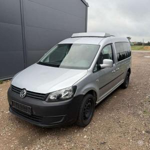 Grey Volkswagen Caddy 2013 in Kaunas, with an engine capacity of 1.97 L and mileage of 203 thousand km for 4100 €, photo  on AUTOMOTO.COM.LV