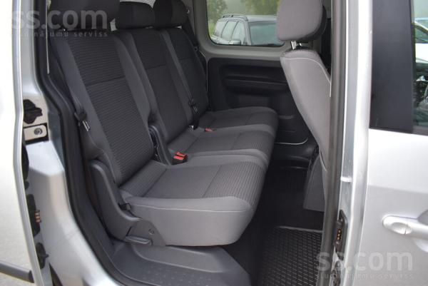 Volkswagen Caddy 2013 in Kuldiga on AUTOMOTO.COM.LV Grey Volkswagen Caddy 2013 in Kuldiga, with an engine capacity of 1.60 L and mileage of 0 thousand km for 7690 €, photo 7 on AUTOMOTO.COM.LV