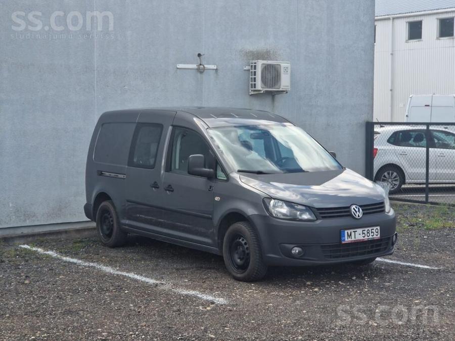 Pelēks Volkswagen Caddy 2014 Rīga, ar dzinēja tilpumu 1.60 L un nobraukumu 282 tūkst. km par 7800 €, foto 1 vietnē AUTOMOTO.COM.LV