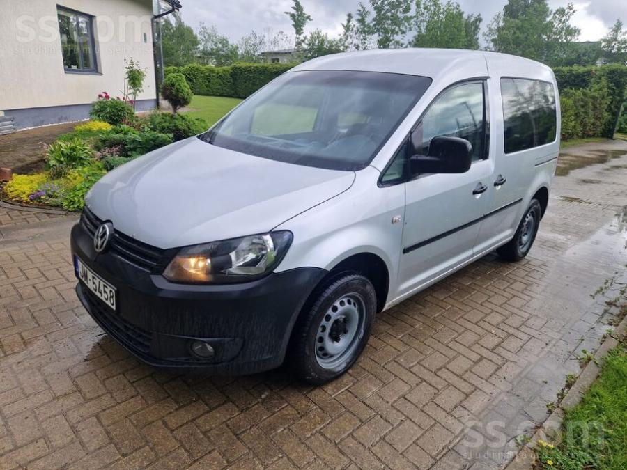 Pelēks Volkswagen Caddy 2014 Ogre, ar dzinēja tilpumu 1.60 L un nobraukumu 399 tūkst. km par 3900 €, foto 1 vietnē AUTOMOTO.COM.LV