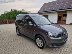 Pelēks Volkswagen Caddy 2014 Telšiai, ar dzinēja tilpumu 2.00 L un nobraukumu 233 tūkst. km par 7250 €, foto  vietnē AUTOMOTO.COM.LV