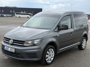 Grey Volkswagen Caddy 2015 in Vilnius, with an engine capacity of 2.00 L and mileage of 200 thousand km for 9500 €, photo  on AUTOMOTO.COM.LV