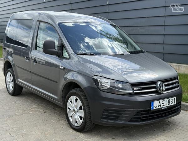 Grey Volkswagen Caddy 2015 in Vilnius, with an engine capacity of 2.00 L and mileage of 159 thousand km for 10500 €, photo 2 on AUTOMOTO.COM.LV
