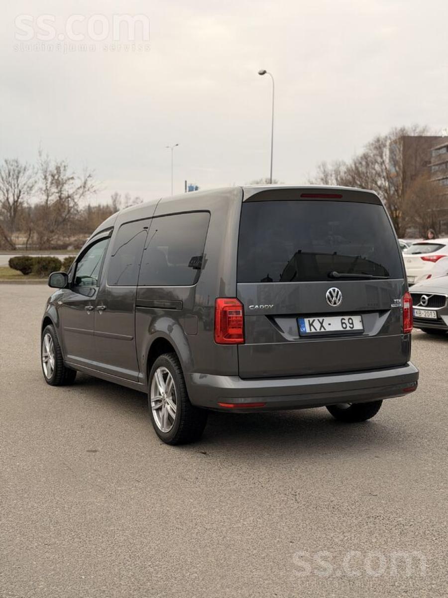 Pelēks Volkswagen Caddy 2015 Rīga, ar dzinēja tilpumu 2.00 L un nobraukumu 340 tūkst. km par 9990 €, foto 4 vietnē AUTOMOTO.COM.LV