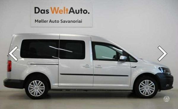 Grey Volkswagen Caddy 2015 in Vilnius, with an engine capacity of 2.00 L and mileage of 250 thousand km for 7900 €, photo 2 on AUTOMOTO.COM.LV
