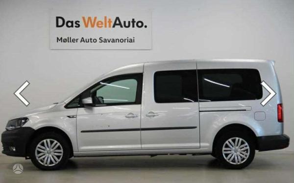 Grey Volkswagen Caddy 2015 in Vilnius, with an engine capacity of 2.00 L and mileage of 250 thousand km for 7900 €, photo 3 on AUTOMOTO.COM.LV