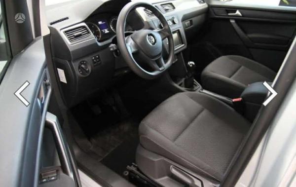 Grey Volkswagen Caddy 2015 in Vilnius, with an engine capacity of 2.00 L and mileage of 250 thousand km for 7900 €, photo 7 on AUTOMOTO.COM.LV
