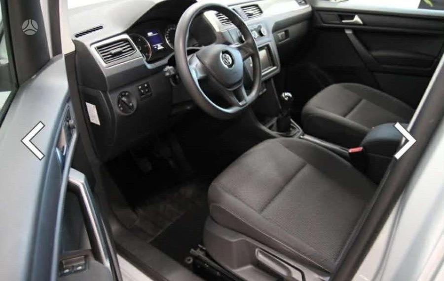 Pelēks Volkswagen Caddy 2015 Viļņa, ar dzinēja tilpumu 2.00 L un nobraukumu 250 tūkst. km par 7900 €, foto 8 vietnē AUTOMOTO.COM.LV