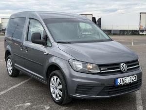 Pelēks Volkswagen Caddy 2015 Viļņa, ar dzinēja tilpumu 1.97 L un nobraukumu 200 tūkst. km par 9500 €, foto  vietnē AUTOMOTO.COM.LV