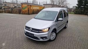 Grey Volkswagen Caddy 2016 in Kretinga, with an engine capacity of 1.97 L and mileage of 235 thousand km for 8900 €, photo 2 on AUTOMOTO.COM.LV