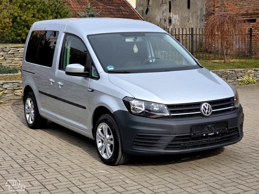 Grey Volkswagen Caddy 2016 in Vilnius, with an engine capacity of 2.00 L and mileage of 280 thousand km for 9150 €, photo 10 on AUTOMOTO.COM.LV