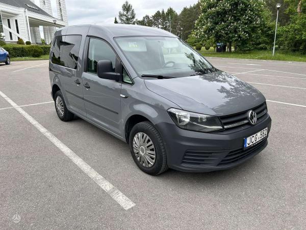 Pelēks Volkswagen Caddy 2016 Elektrėnai, ar dzinēja tilpumu 1.97 L un nobraukumu 362 tūkst. km par 6200 €, foto 1 vietnē AUTOMOTO.COM.LV