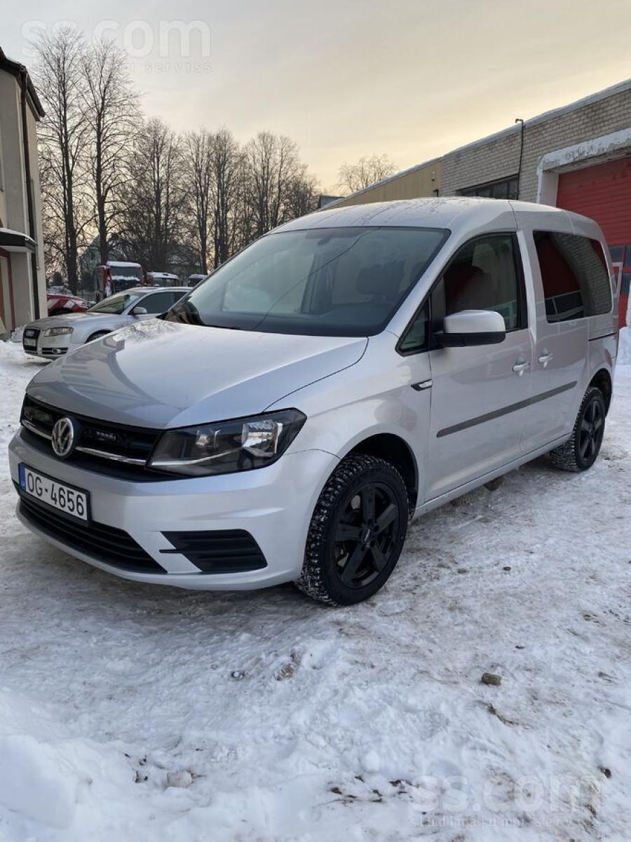 Pelēks Volkswagen Caddy 2016 Ventspils, ar dzinēja tilpumu 2.00 L un nobraukumu 296 tūkst. km par 12500 €, foto 3 vietnē AUTOMOTO.COM.LV