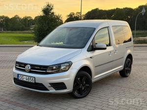 Pelēks Volkswagen Caddy 2016 Ventspils, ar dzinēja tilpumu 2.00 L un nobraukumu 295 tūkst. km par 10500 €, foto  vietnē AUTOMOTO.COM.LV