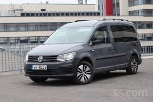 Grey Volkswagen Caddy 2017 in Riga, with an engine capacity of 2.00 L and mileage of 259 thousand km for 11380 €, photo 3 on AUTOMOTO.COM.LV