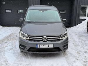 Grey Volkswagen Caddy 2017 in Vilnius, with an engine capacity of 1.97 L and mileage of 283 thousand km for 10500 €, photo  on AUTOMOTO.COM.LV